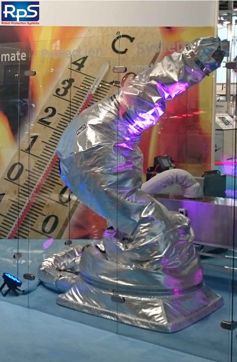 Hitzeschutz für Roboter - Roboterschutzsysteme Roboterschutzhülle